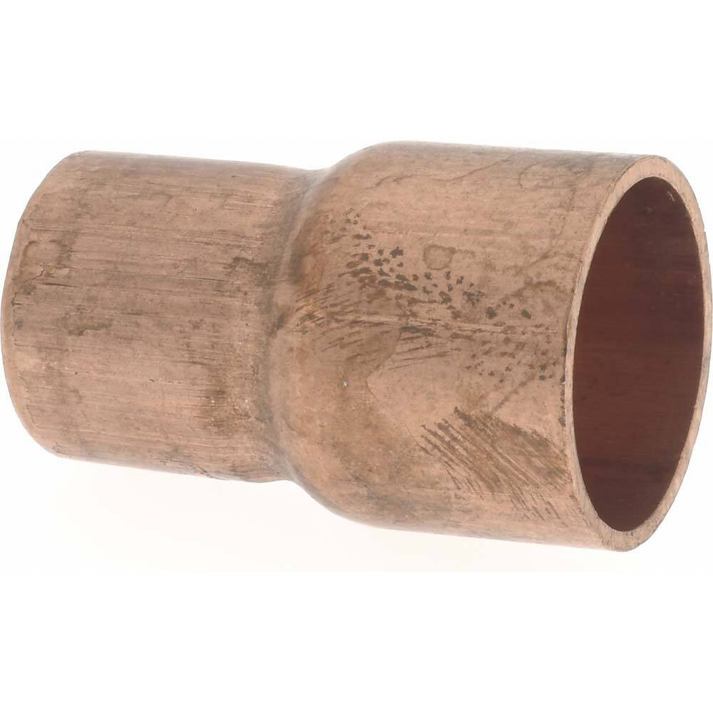 Mueller Industries 1/2 x 3/8" Wrot Copper Pipe Reducer Coupling C x C ...