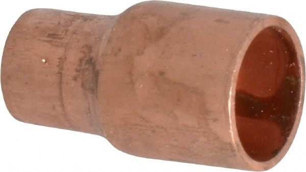 Mueller Industries 1/2 x 1/4" Wrot Copper Pipe Reducer FTG x C, Solder ...