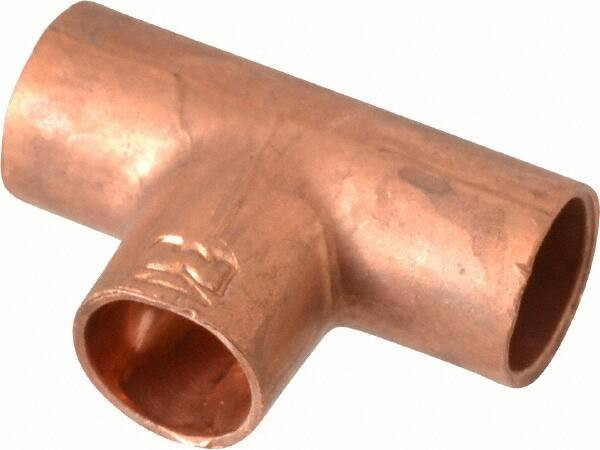 Mueller Industries Wrot Copper Pipe Tee C x C x C, Solder Joint W 40313 ...