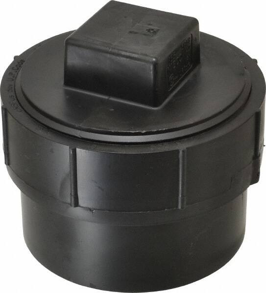 NIBCO 4", ABS Drain, Waste & Vent Pipe Cleanout Adapter Spig x CO with ...