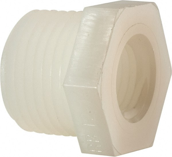 Green Leaf 1/2 x 1/4" Nylon Plastic Pipe Reducer Bushing MIPT x FIPT ...