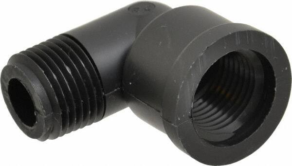 Green Leaf 1/2" Polypropylene Plastic Pipe 90° Street Elbow MIPT x FIPT ...