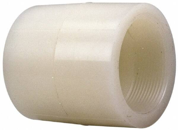 NIBCO 2" PVDF Plastic Pipe Adapter Coupling Schedule 80, S x FIPT End ...