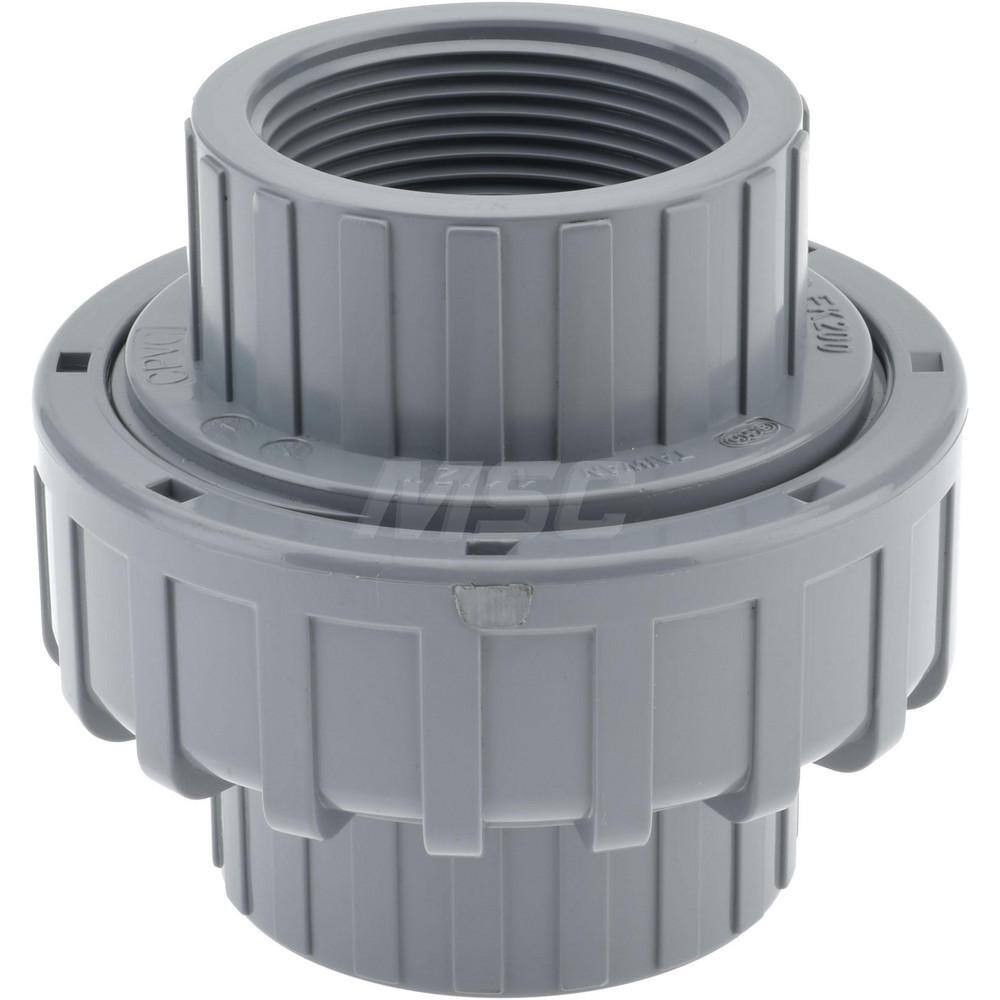 PRO-SOURCE 1-1/2" CPVC Plastic Pipe Union with EPDM O-Ring Schedule 80 ...