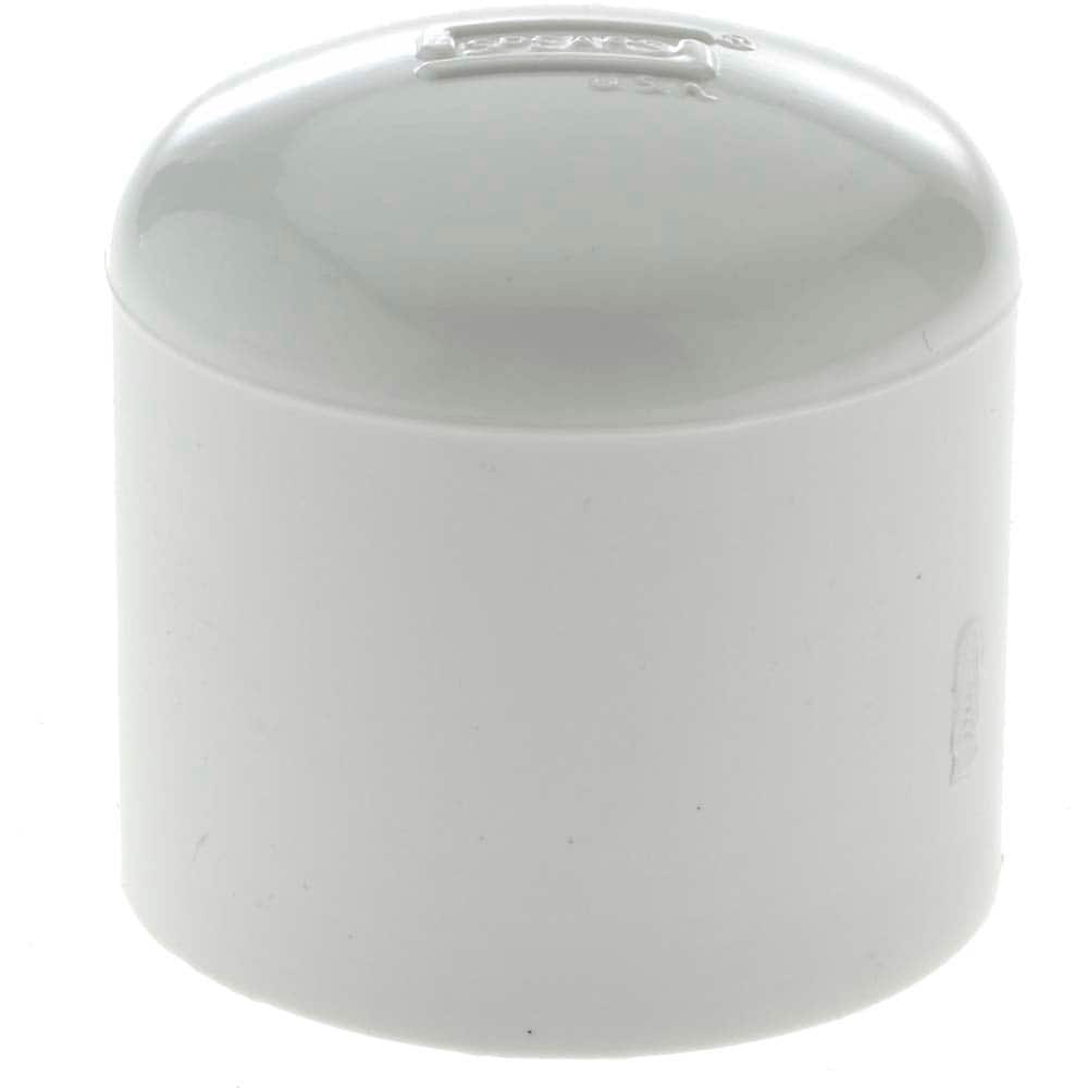 Value Collection 1" PVC Plastic Pipe End Cap Schedule 40, Slip End ...