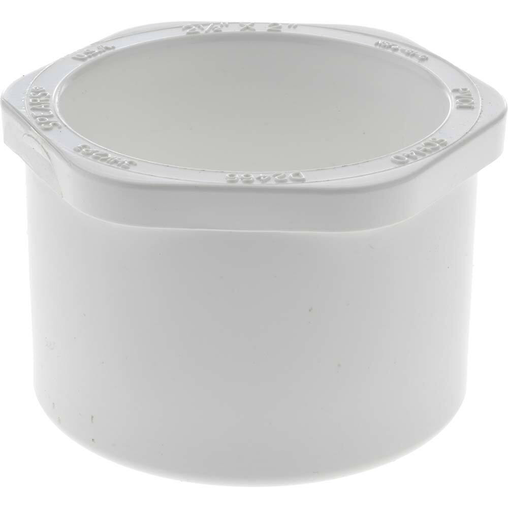 Value Collection 2-1/2 x 2" PVC Plastic Pipe Bushing Schedule 40, Spig ...