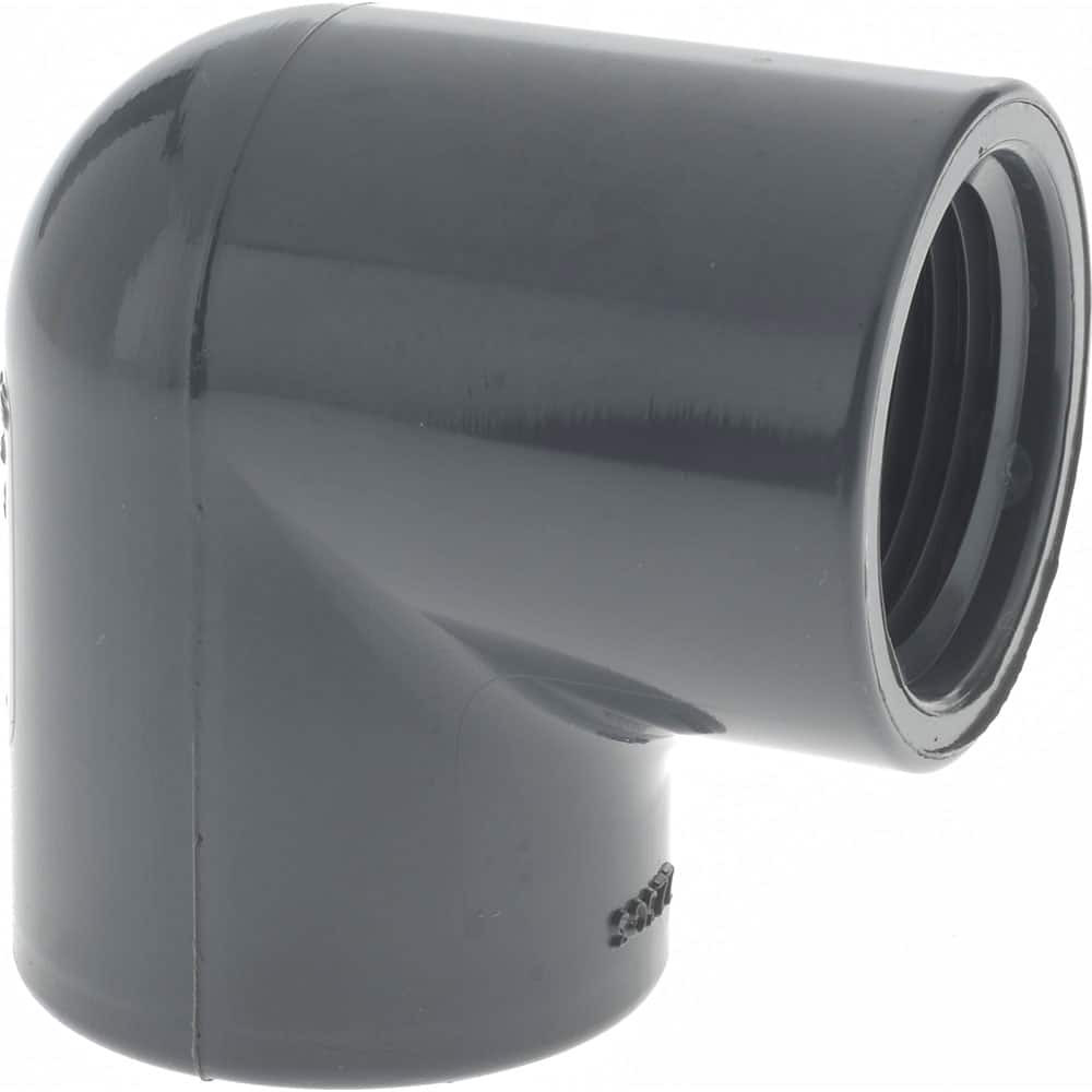 Value Collection 3/4" PVC Plastic Pipe 90° Elbow Schedule 80, FIPT x ...