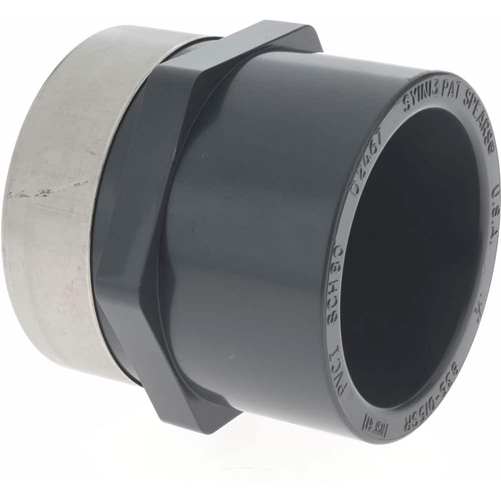 Value Collection 1-1/2" PVC Plastic Pipe Reinforced Female Adapter Slip ...