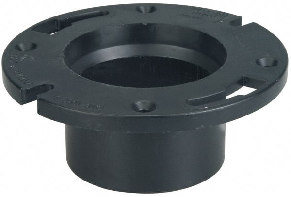 NIBCO 4 x 3" Pipe, 5-3/8" OD, ABS Closet Flange 180° Max Working Temp ...