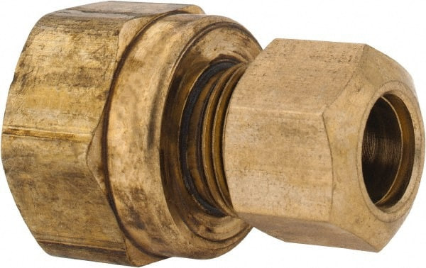 Anderson Metals 3/8" Tube OD x 1/2 NPT Brass Compression Tube Female ...
