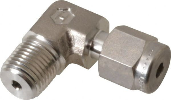 Ham-Let 1/8" Tube OD x 1/8 MPT Stainless Steel Compression Tube Male ...