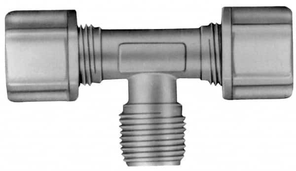 Made in USA 1/2" Tube OD, Nylon Plastic Compression Tube Male Branch ...