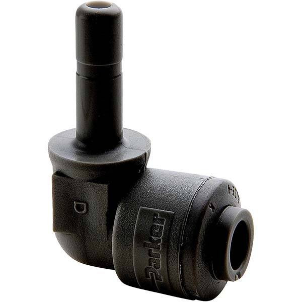 Parker Hannifin 1/4 Kynar Push-to-Connect Plug-In Elbow Tube Fitting ...