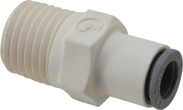 Parker Hannifin 1/4 1/4 NPTF Bio-Sourced Nylon 11 Push-to-Connect Male ...