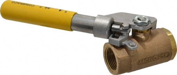 Apollo Valves 1" Pipe, Bronze Standard Ball Valve 2 Piece, Inline - One ...