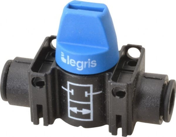Legris 8mm Pipe, Standard Port, Composite Miniature Ball Valve 1 Piece ...