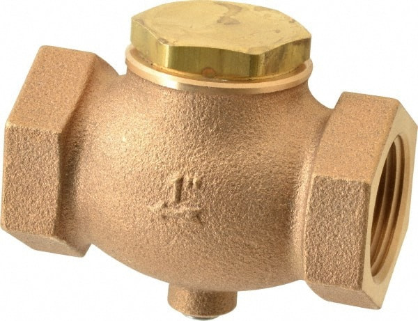 Conrader 1" Bronze Check Valve Inline, FNPT x FNPT GV10 - 31735988 ...