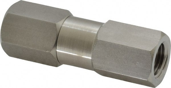 Parker Hannifin 1/4" Stainless Steel Check Valve Inline, FNPT x FNPT ...