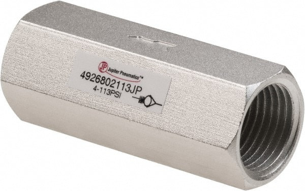 PRO-SOURCE 1/2" Aluminum Check Valve Inline, FNPT x FNPT 4926802113PRO ...