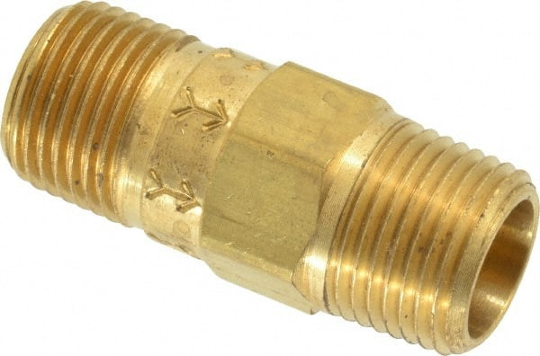 The Specialty Mfg. Co. 3/8" Brass Check Valve Inline, MNPT x MNPT, 500 ...