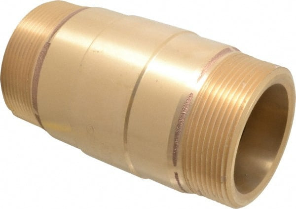 Strataflo 3" Brass Check Valve Inline, MNPT x MNPT, 200 WOG 300-300 ...