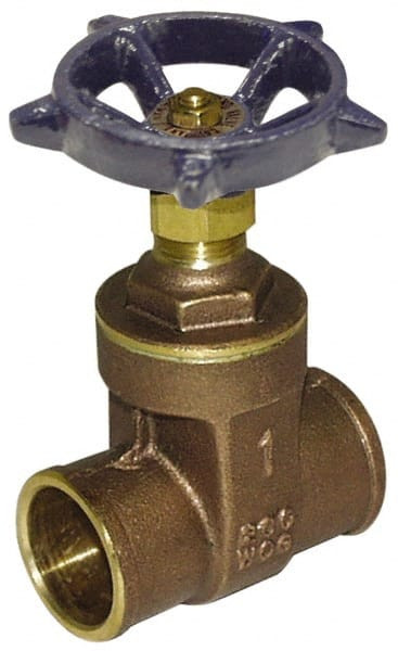Legend Valve 3/4" Pipe, Class 200, Sweat Brass Solid Wedge Gate Valve ...