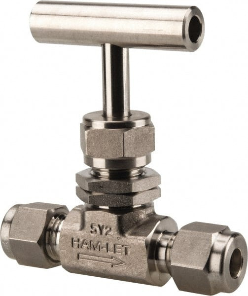Ham-Let 5,000 Max psi, 1/4" Pipe, 316 Grade Stainless Steel, Inline ...