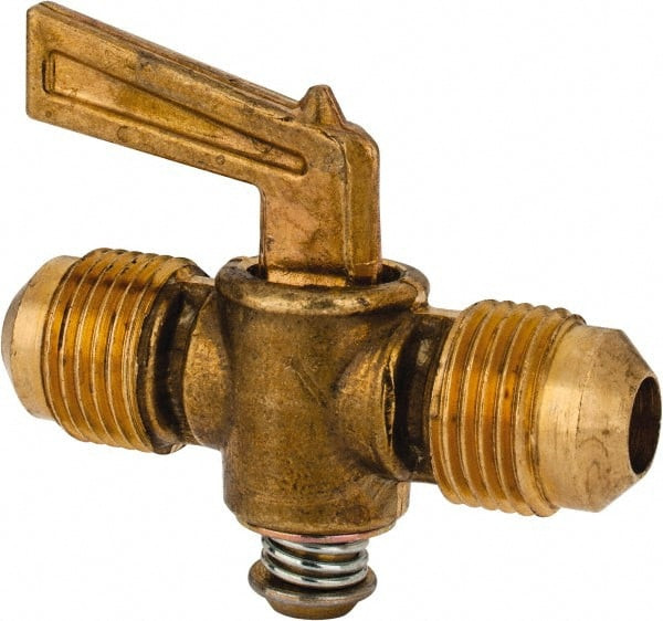 Parker Hannifin 3/8" Tube, Flare to Flare Drain Cock & Shutoff Valve 30 ...
