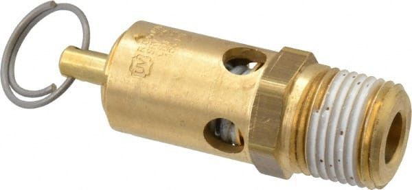 Conrader 1/2" Inlet, ASME Safety Relief Valve 150 Max psi, Brass SRV390 ...