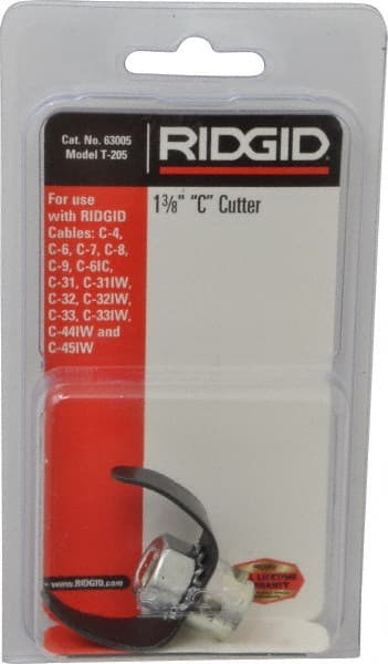 Ridgid Drain Cleaning Machine C-Cutter For Use with Models K39, K50 ...
