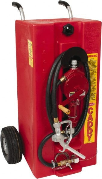 Made in USA 28 Gal Gas Fuel Caddy Red, Polyethelyne 932403IP - 07610694 ...