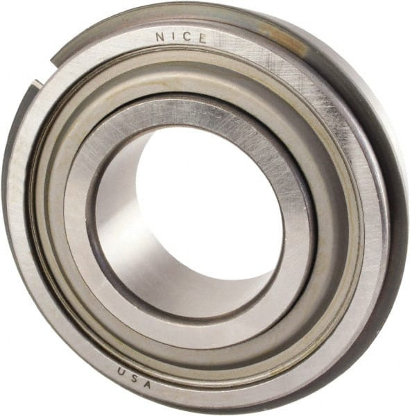 Nice Ball Bearings 1" Bore Diam, 2" OD, Double Seal Precision Ground ...