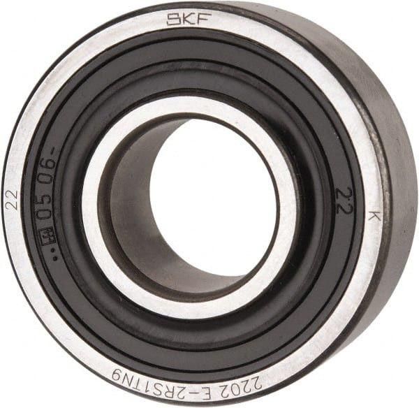 SKF 15mm Bore Diam, 35mm OD, Double Seal Self Aligning Radial Ball ...