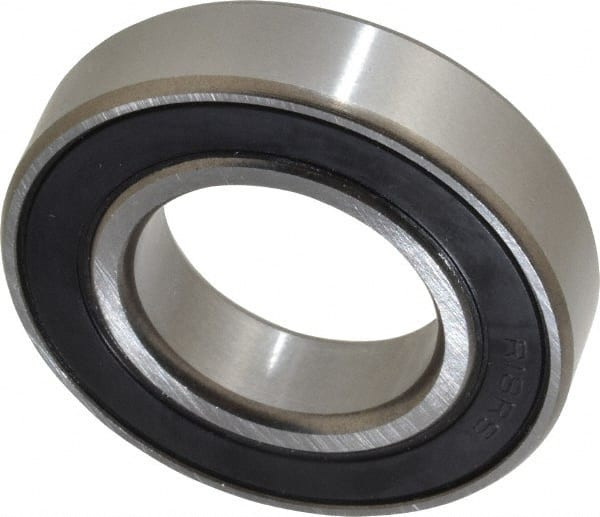 TRITAN 1-1/8" Bore Diam, 2-1/8" OD, Double Seal Deep Groove Radial Ball ...