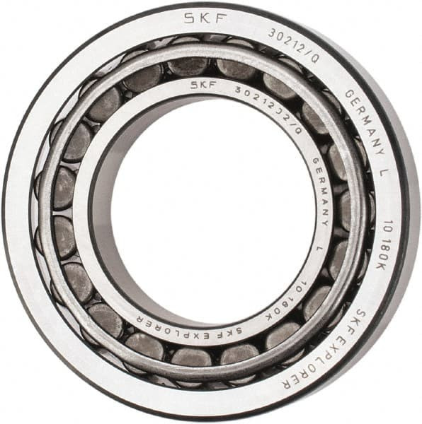 SKF 60mm Bore Diam, 110mm OD, 23.75mm Wide, Tapered Roller Bearing ...