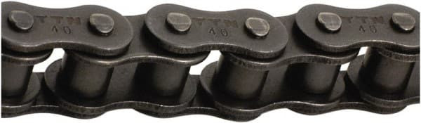 TRITAN 1/2" Pitch, ANSI 41, Single Strand Roller Chain Chain No. 41 ...