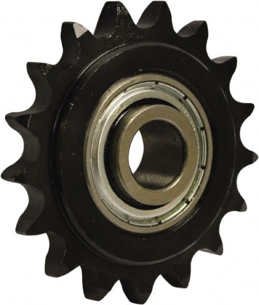 U.S. Tsubaki 12 Tooth, 4.36" Outside Diam, Carbon Steel, Chain Idler ...