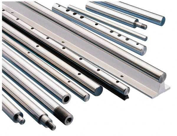 Thomson Industries 1" Diam, 4 ft. Long, Stainless Steel Standard Round ...
