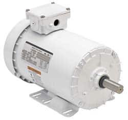 U.S. Motors 1 hp, TEFC Enclosure, No Thermal Protection, 1,140 RPM, 208 ...