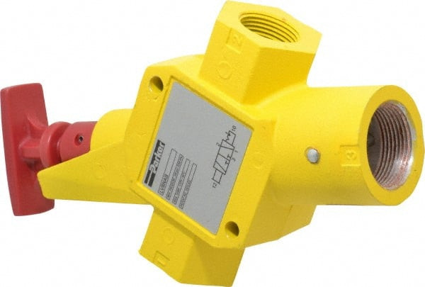 Parker Hannifin 1" Inlet NPT 1" Outlet 3-Way, 2-Position Handle ...