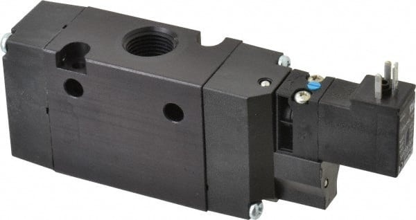 Parker Hannifin 3/8", 3-Way Body Ported Stacking Solenoid Valve 120 VAC ...