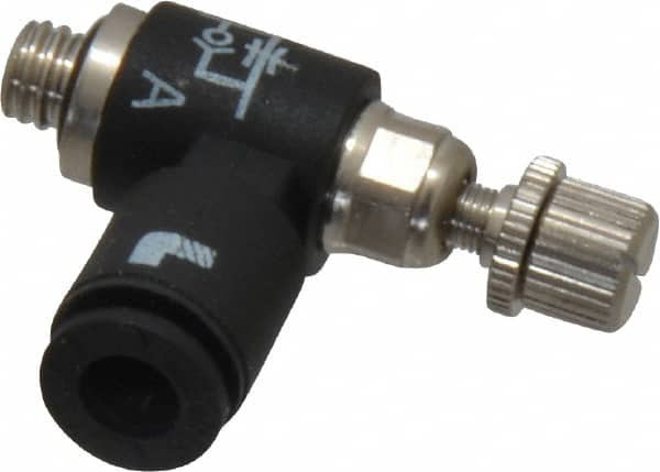 Legris 10-32 Male NPT x 5/32" Tube OD Miniature Exhaust Valve 7660 04 ...