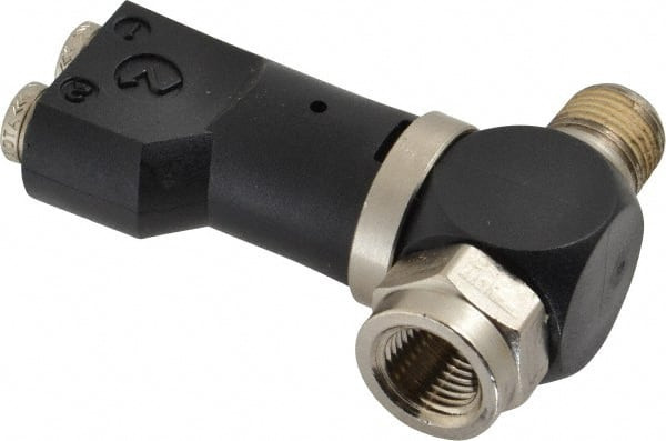 Norgren 5/32" Tube x 1/8" NPTF Pressure Sensor Fitting Valve 0 to 145 ...