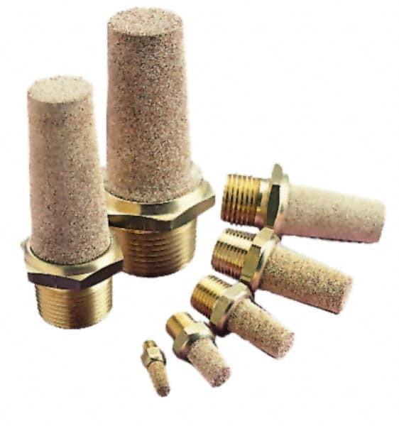 Norgren 1 Male NPT, Muffler 300 Max psi, 300 CFM, Sintered Bronze ...