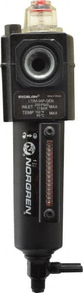 Norgren 3/8" NPT, 250 Max psi Compact Micro Fog Lubricator Metal Bowl ...