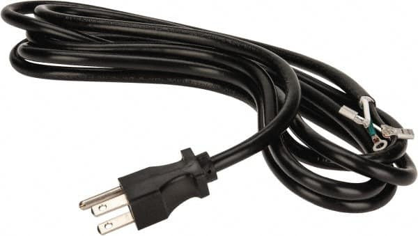Gast 1/3 HP Power Cord Assembly 10 Ft. Long, 115-1 Voltage AA912 ...