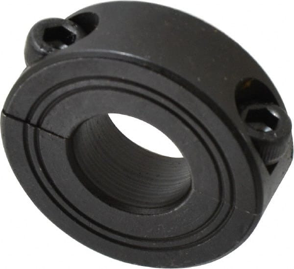 Climax 17mm Bore, Steel, Two Piece Shaft Collar 1-1/2" Outside Diam M2C ...