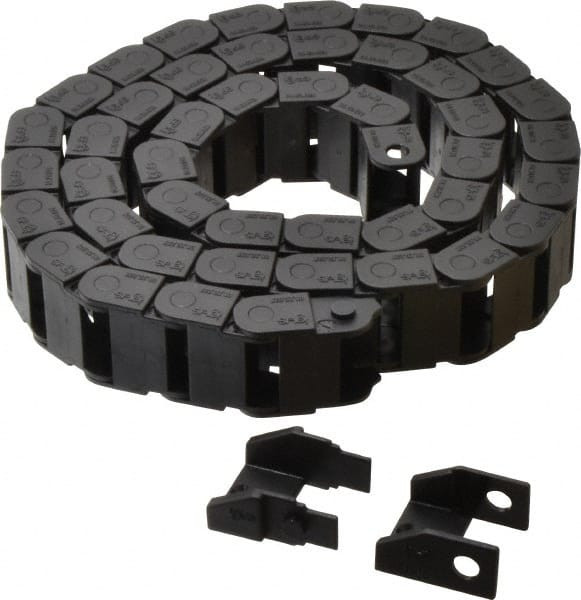 igus 3 Ft. Long, Igumid G, Fixed Open Cable and Hose Carrier 0.79 Inch ...