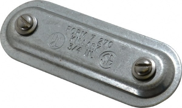 Hubbell Killark 3/4" Trade, Steel Conduit Body Cover Plate Use with ...