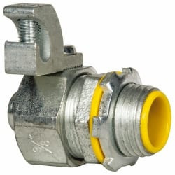 Crouse-Hinds 3/8" Trade Liquidtight Conduit Connector Malleable Iron ...
